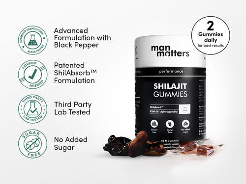 Buy India's first Shilajit Gummies by Man Matters